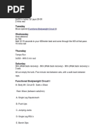 1500m Training: 4-Week Schedule | PDF | Athletics | Racing