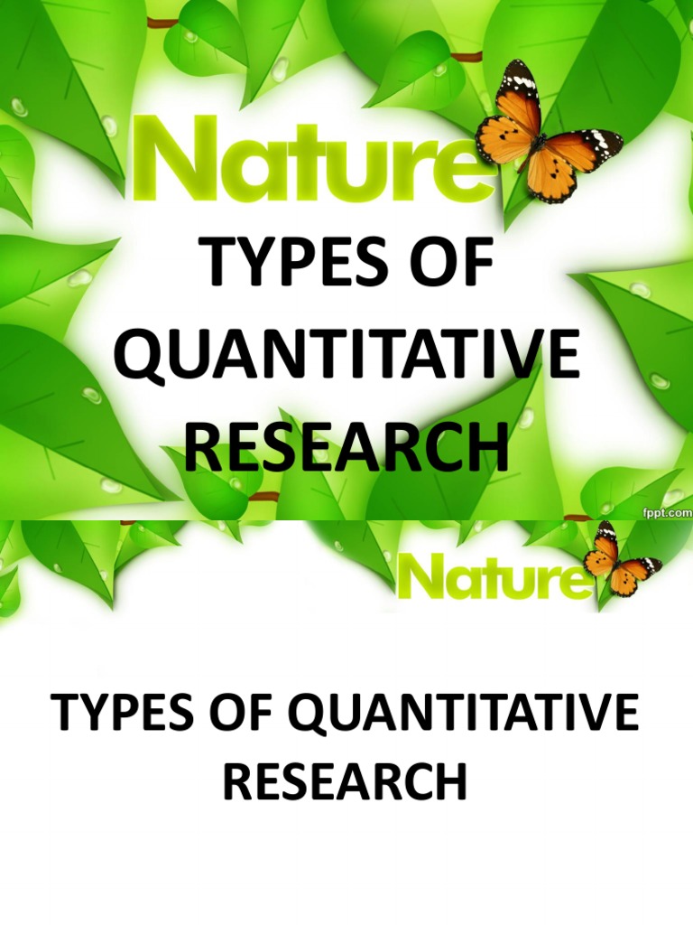 Lesson 2 Types of Quantitative Research | PDF | Survey Methodology ...