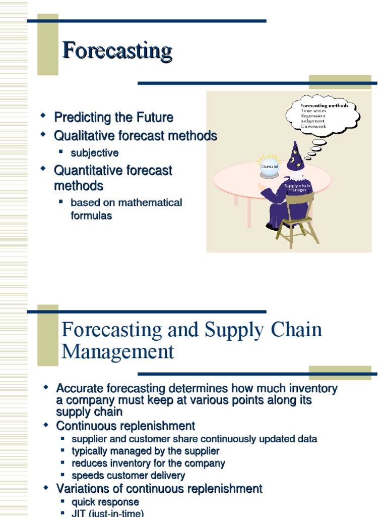 Forecasting in Operation Management | PDF | Forecasting | Correlation And Dependence