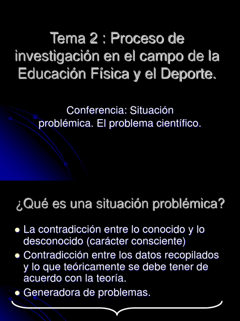 Situación Problemática, Problema | PDF | Método científico | Teoría