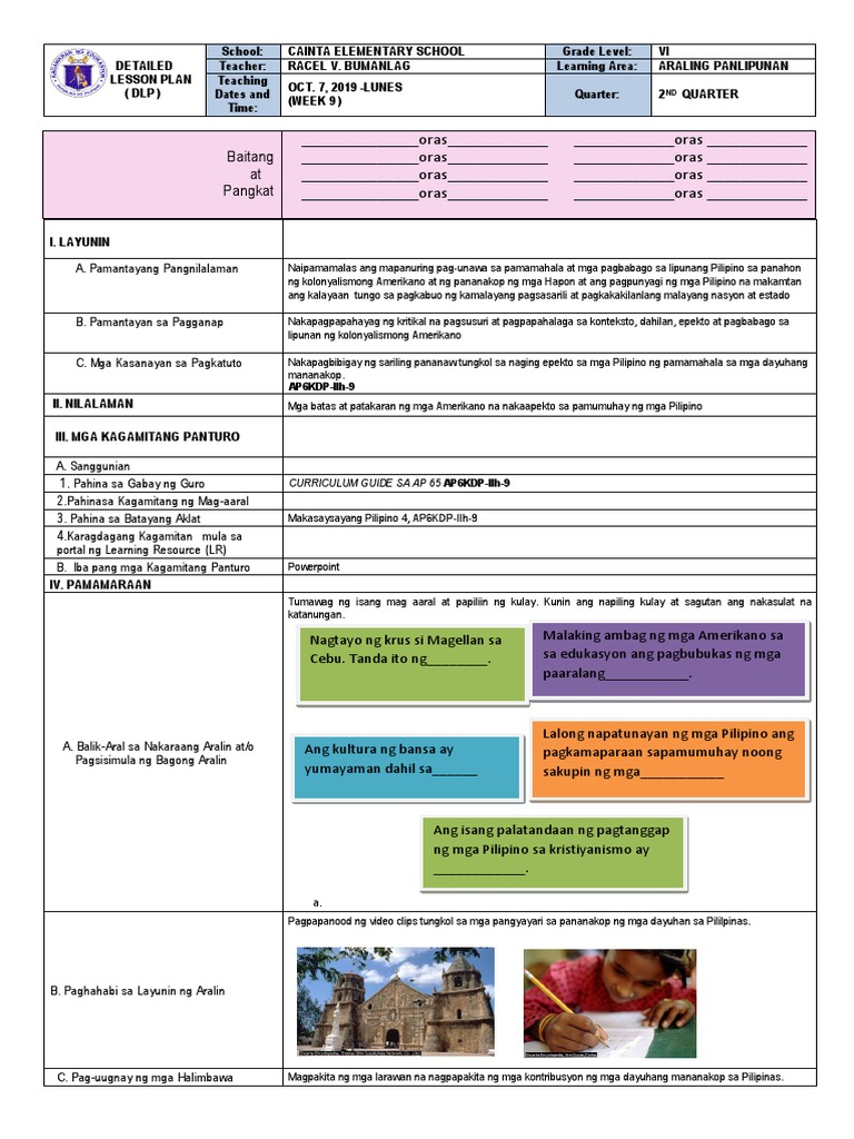 DLP 6 Ap Q2 Oct. 7 11 Week 9 | PDF