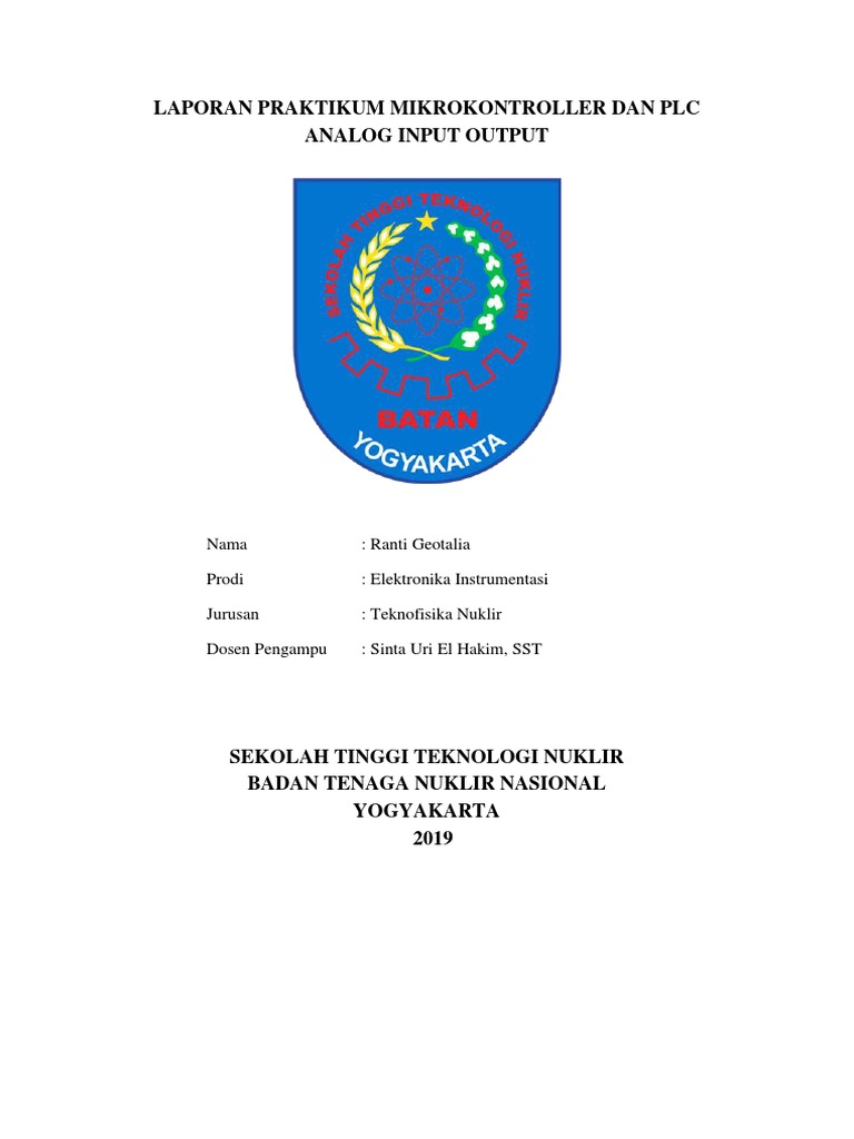 Analog Input Output | PDF | Metode & Bahan Ajar