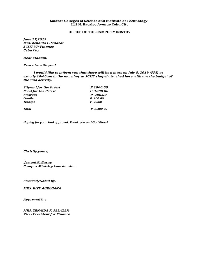 First Friday Mass Letter | PDF | Worship | Religious Rituals