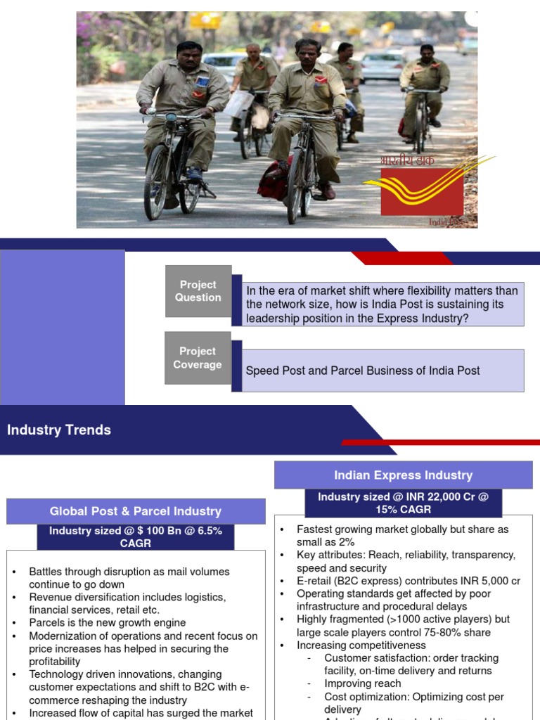 India Post: Navigating Express Industry Challenges | PDF | Retail | E ...