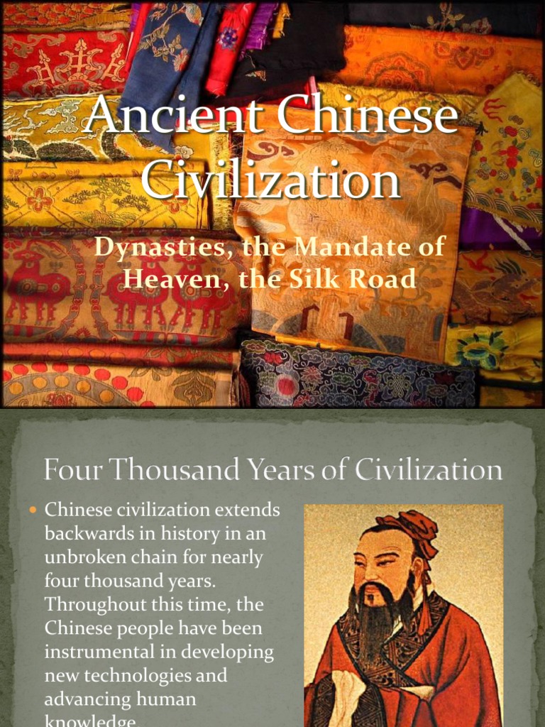 Overview of Ancient Chinese Civilization | PDF