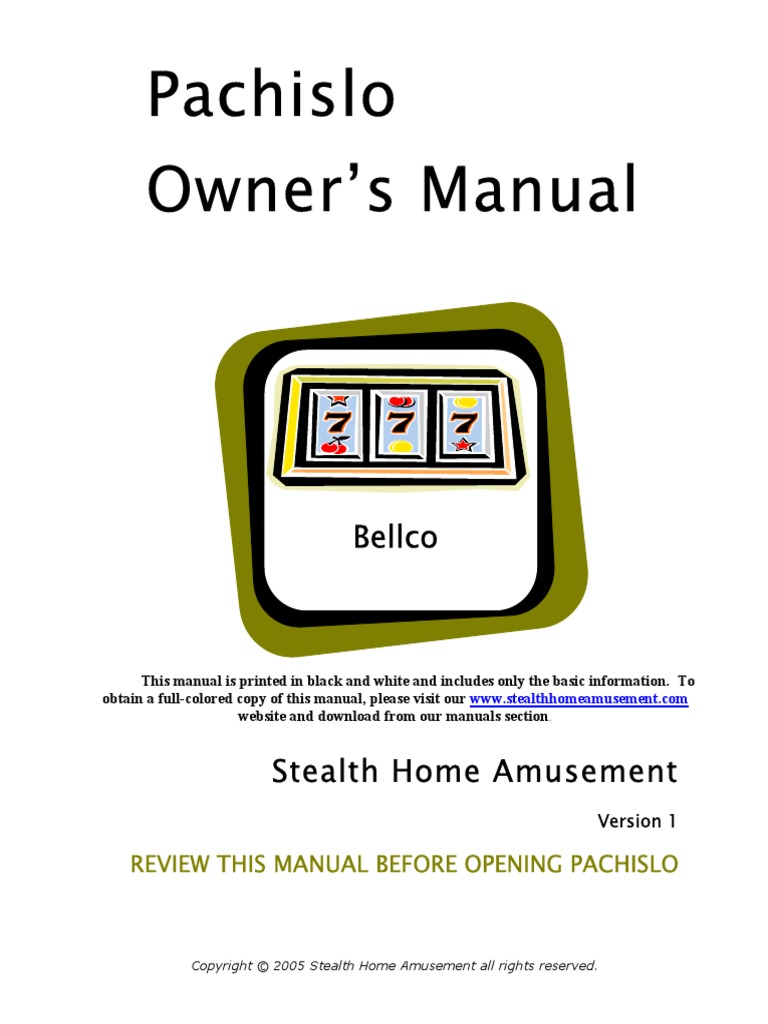 Pachislo | PDF | Slot Machine | Equipment