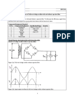Lab#2B: Half-Wave Rectifier Circuit Without and With Filter | PDF | Rectifier | Physical Quantities