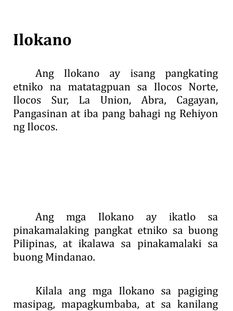 Ilokano at Iloko | PDF