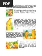 Cuento Infantil: Mis Amigas las Frutas | PDF