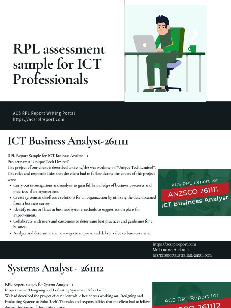 ACS RPL For ACS Skill Assessment | PDF | Programmer | Educational ...