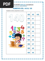 Cuadro de Numeros Del 100 Al 199 | PDF