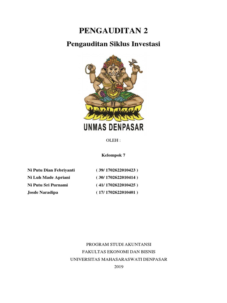 Audit Siklus Investasi Perusahaan | PDF | Hukum