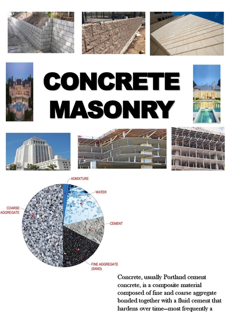 Concrete Masonry Report | PDF | Masonry | Construction Aggregate