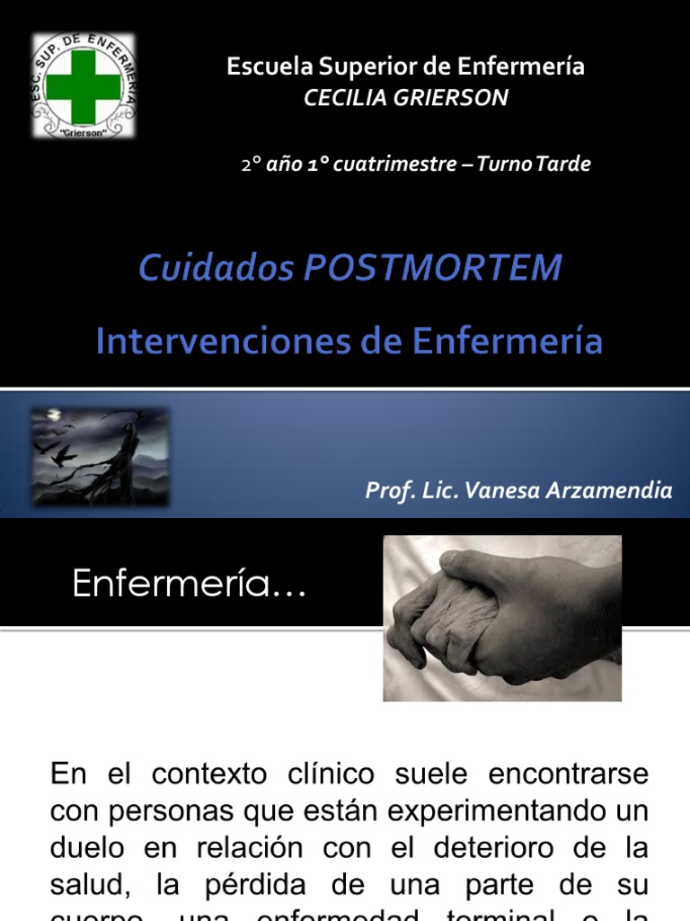 Cuidados Post-Mortem 2018 | PDF | Dolor | Cremación Cuidados Post-Mortem 2018 | PDF | Dolor | Cremación