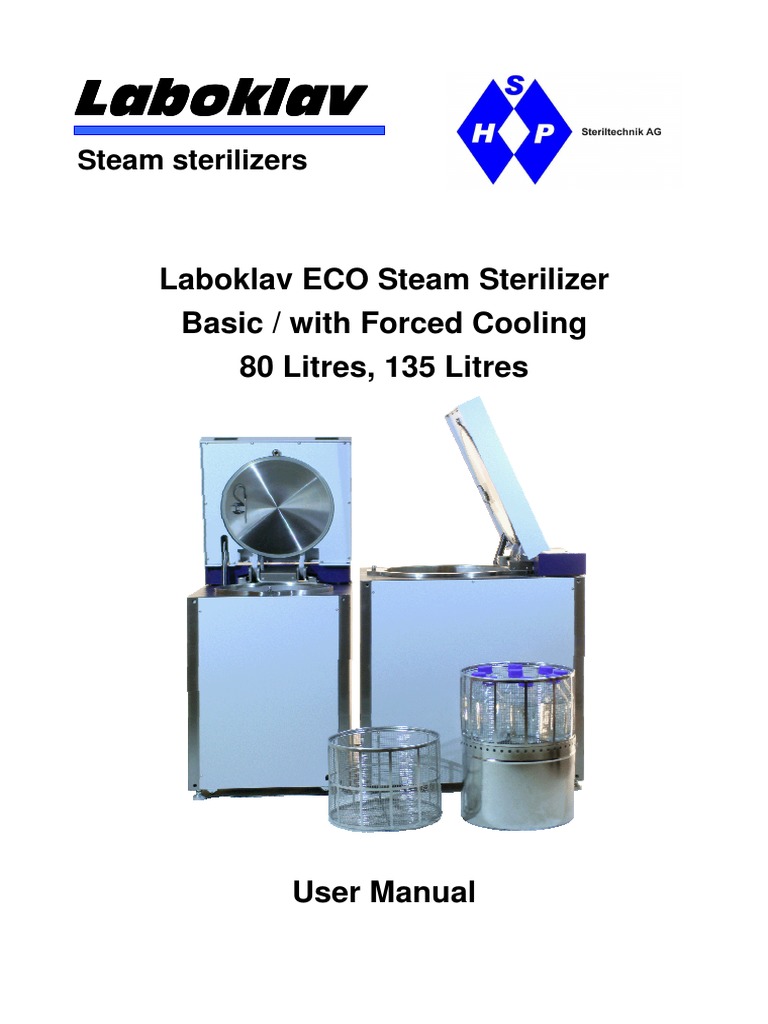 Laboklav Steam Sterilizer User Manual | PDF | Sterilization ...