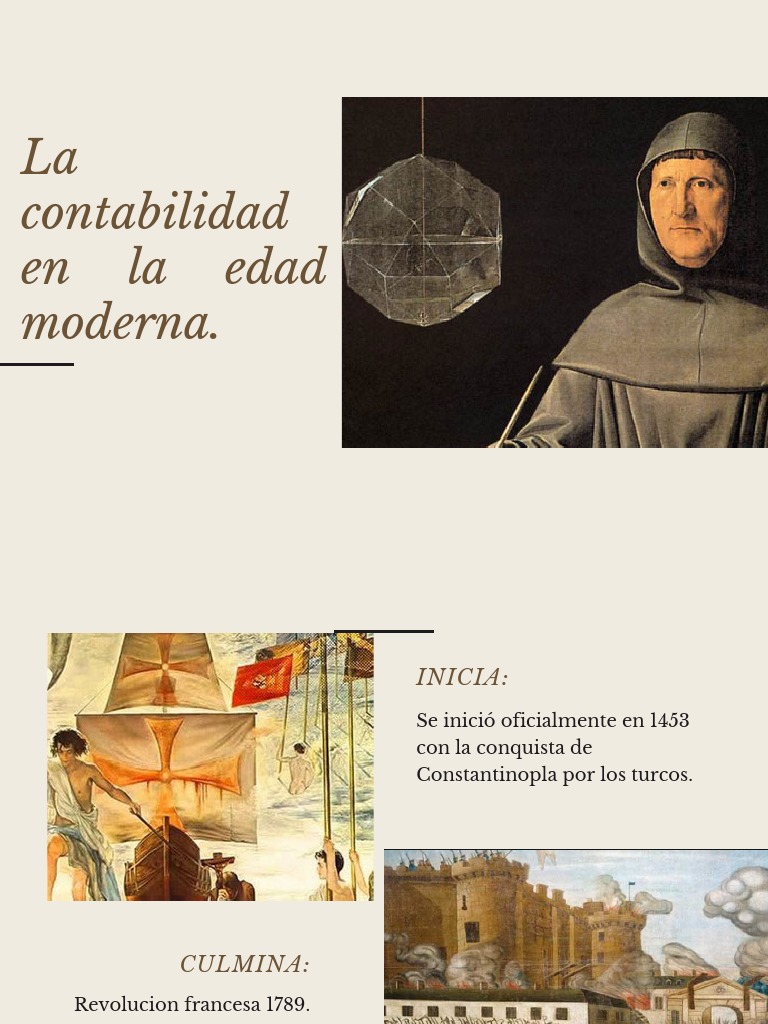 La Contabilidad en La Edad Moderna | PDF | Período moderno temprano ...