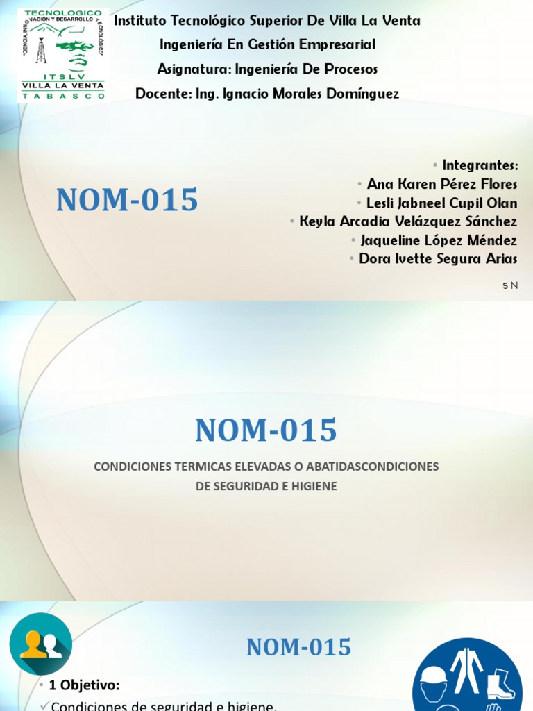 Nom 015 | PDF | Temperatura | Herida