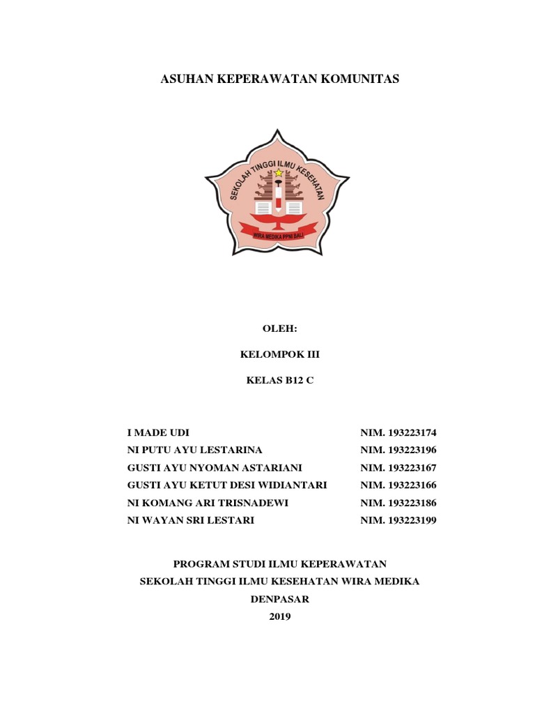 Konsep Asuhan Keperawatan Komunitas | PDF