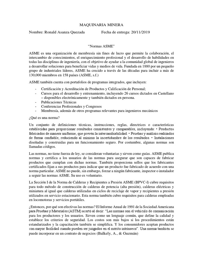 Normas ASME | PDF | Caldera | Ingeniería