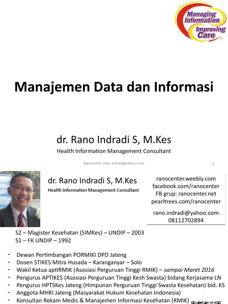 Manajemen Data Dan Informasi - Slide | PDF