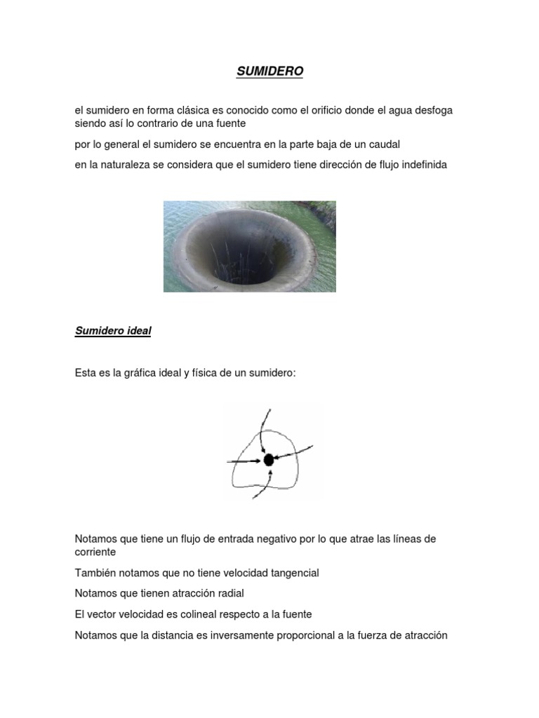 Sumidero | PDF