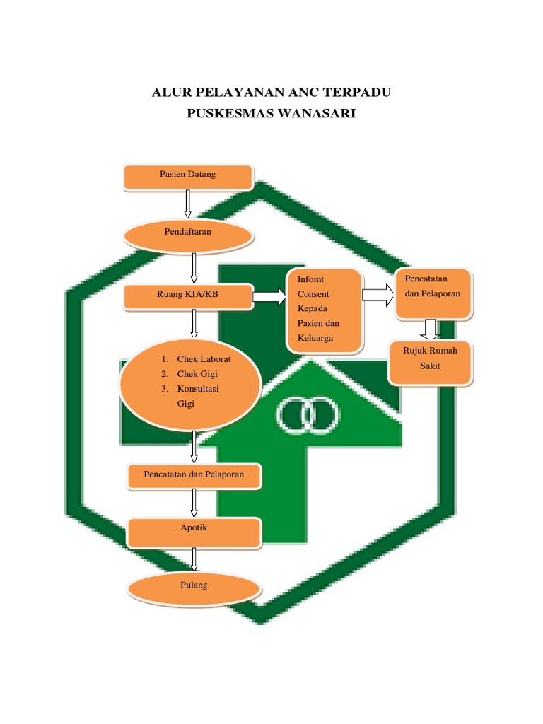 ALUR PELAYANAN ANC TERPADU 50x50 PDF | PDF