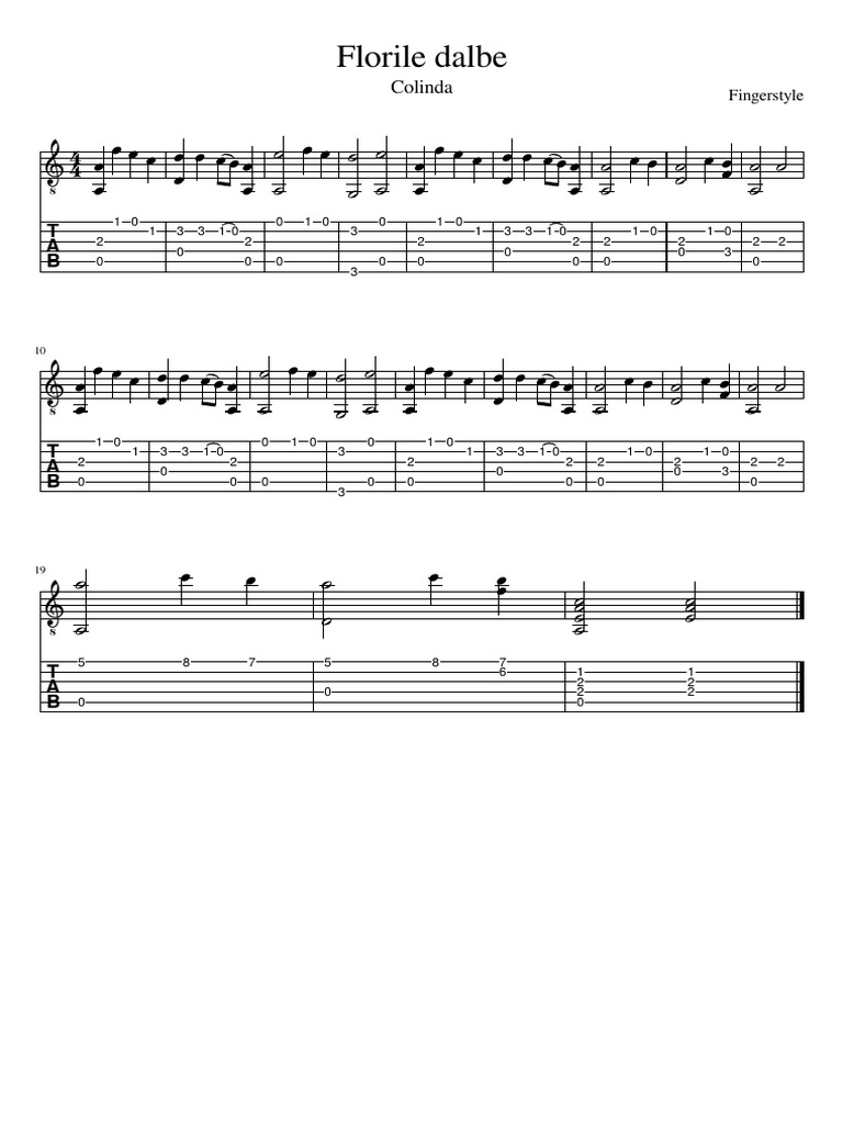 Florile Dalbe PDF | PDF