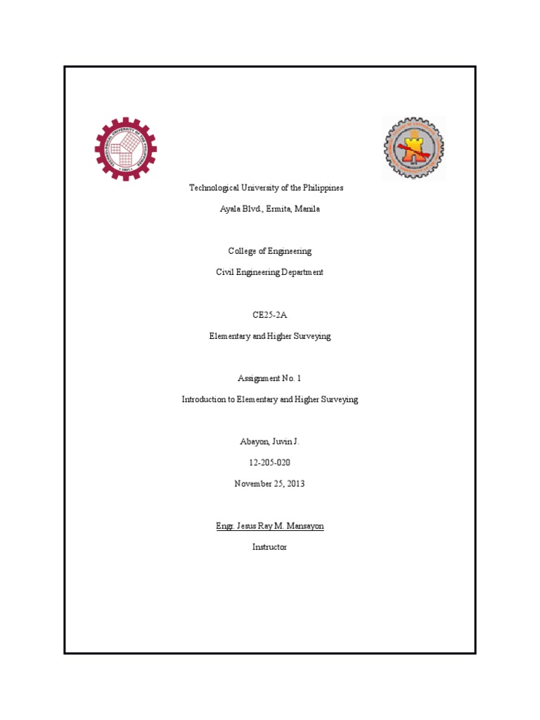 Introduction To Elementary and Higher Surveying | PDF | Surveying ...