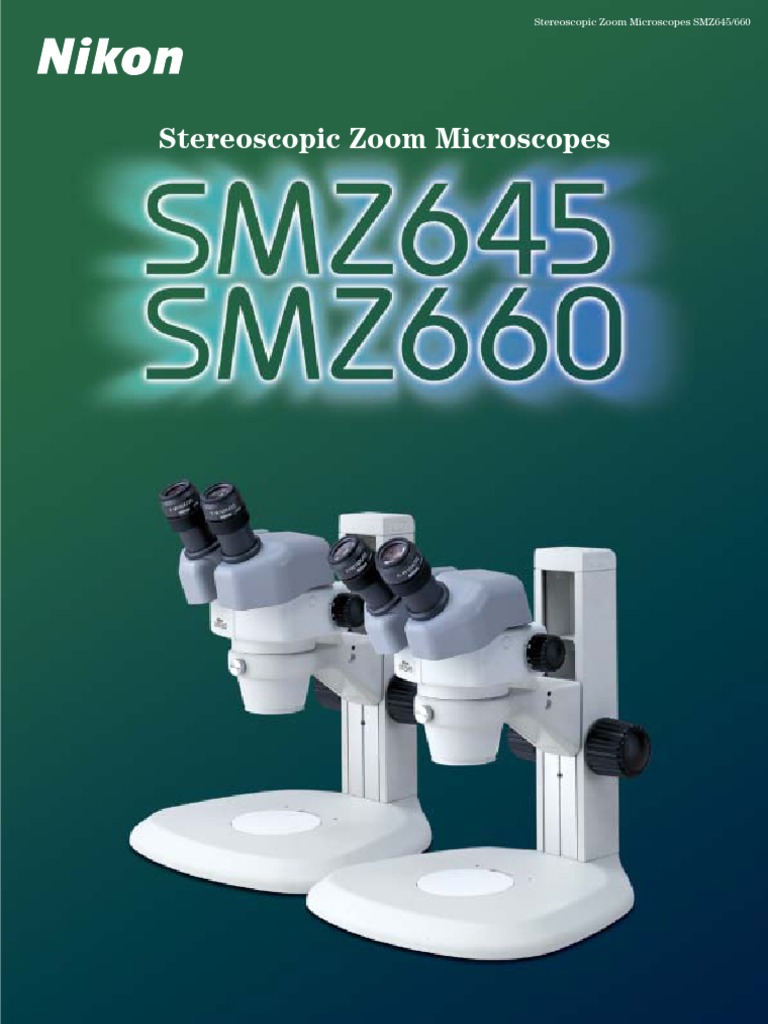SMZ645 660 | PDF | Zoom Lens | Microscope