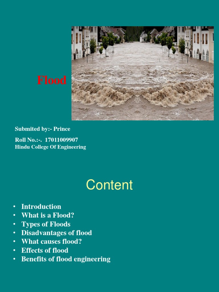 On Flood | PDF | Flood | River