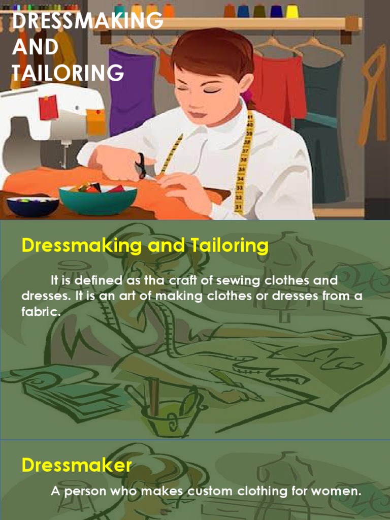 Dressmaking and Tailoring | PDF