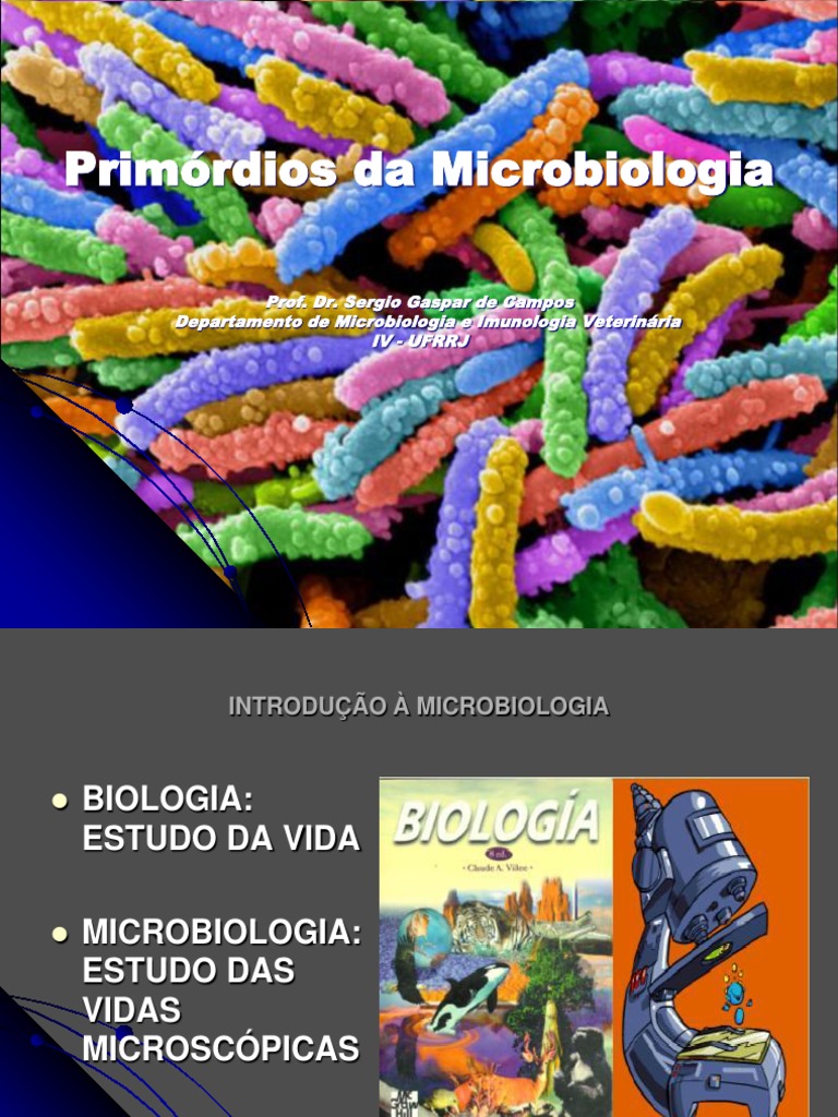 1 Introducao A Microbiologia | PDF | Ciências da Vida | Microbiologia