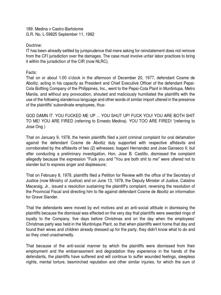 Case Digest | PDF | Damages | Complaint