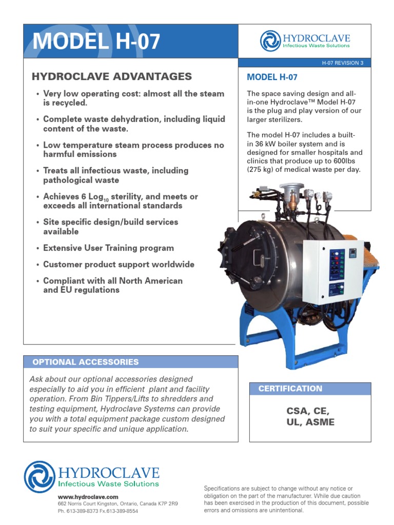 H 07 Specsheet v3.1 2015 01 07 | PDF | Litre | Horsepower