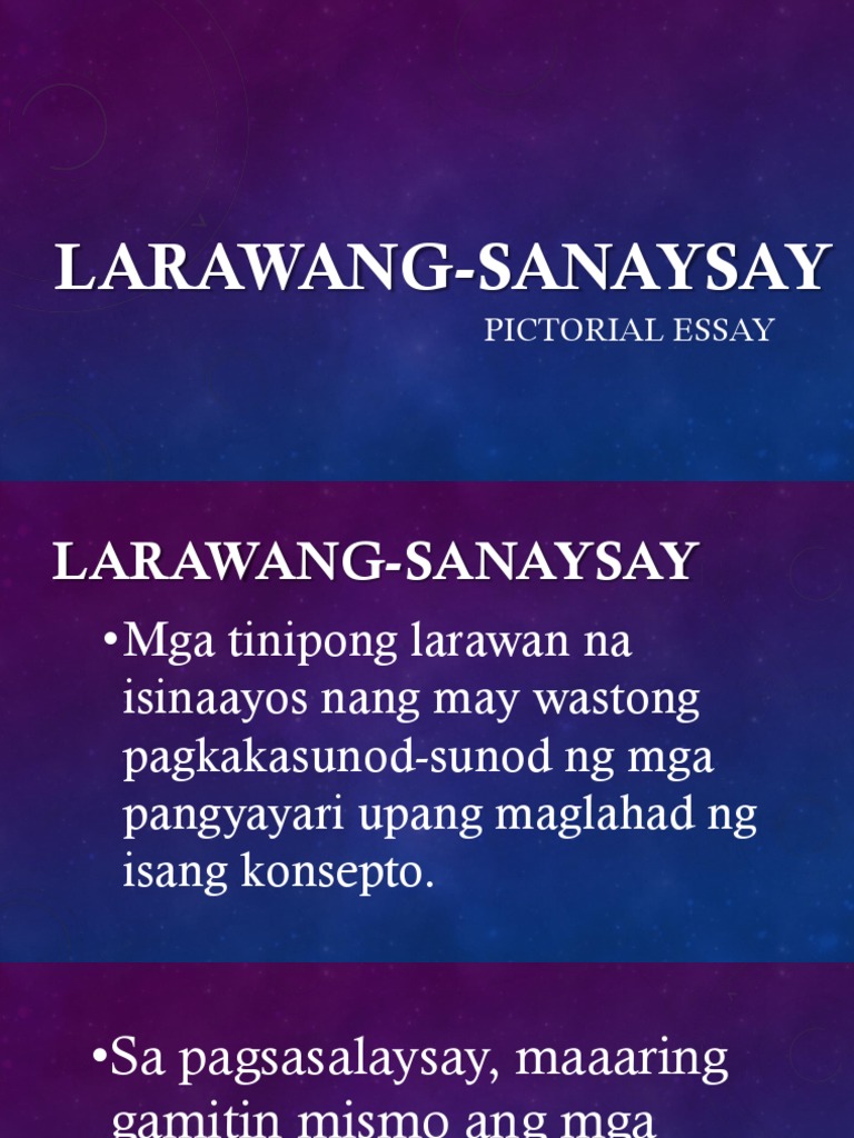 Larawang Sanaysay | PDF