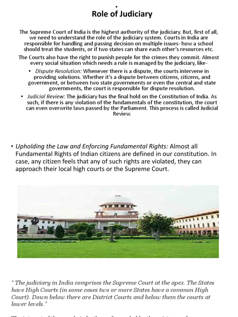 Judicial System in India | PDF | Supreme Courts | Supreme Court Of India