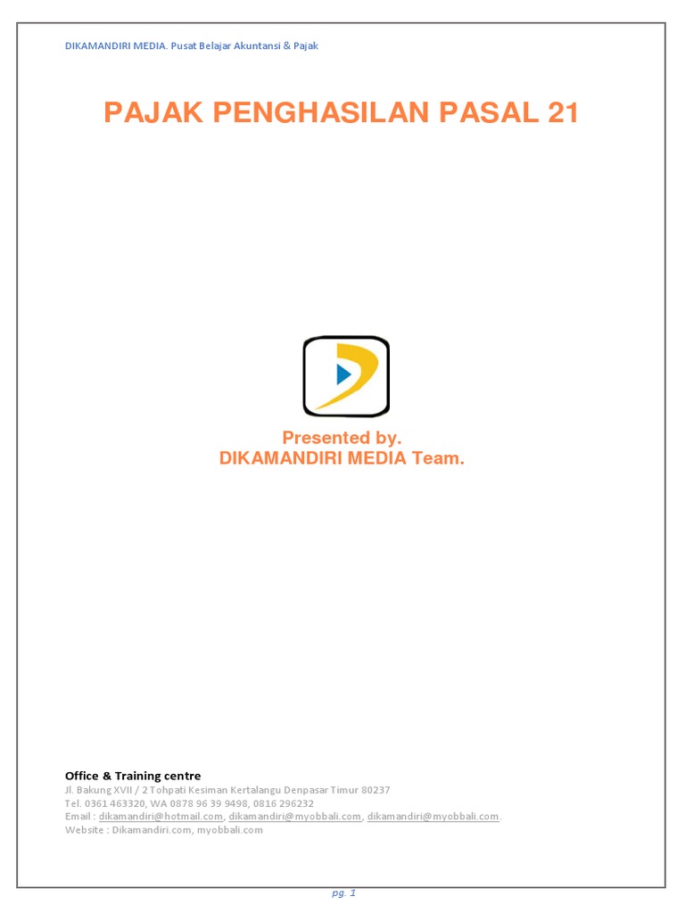 Modul PPH PS 21 | PDF