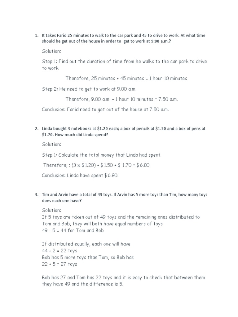 Time and Cost Calculation Problems | PDF