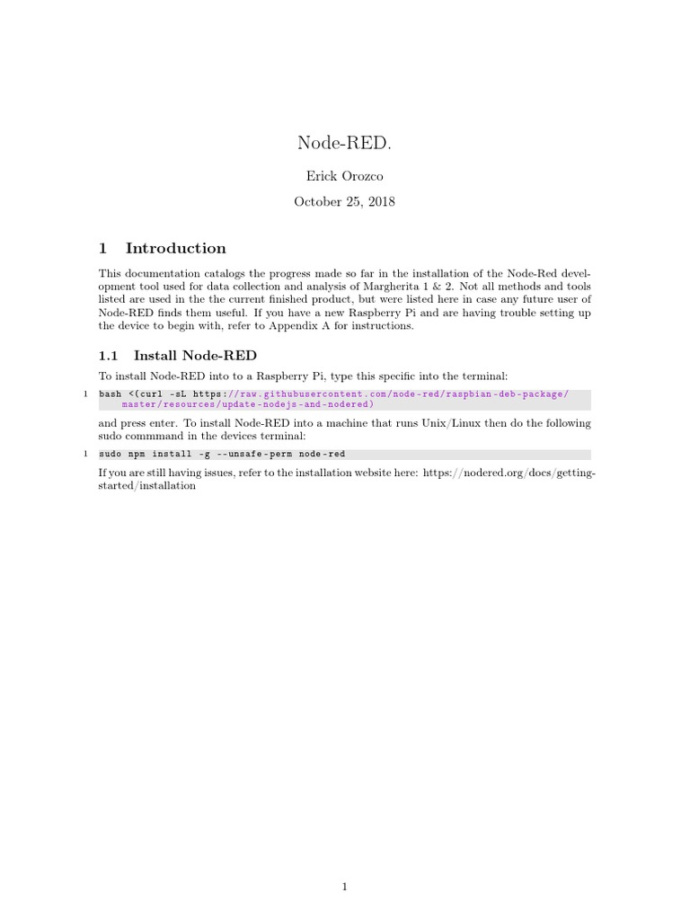 Node-Red | PDF | Integer (Computer Science) | Databases