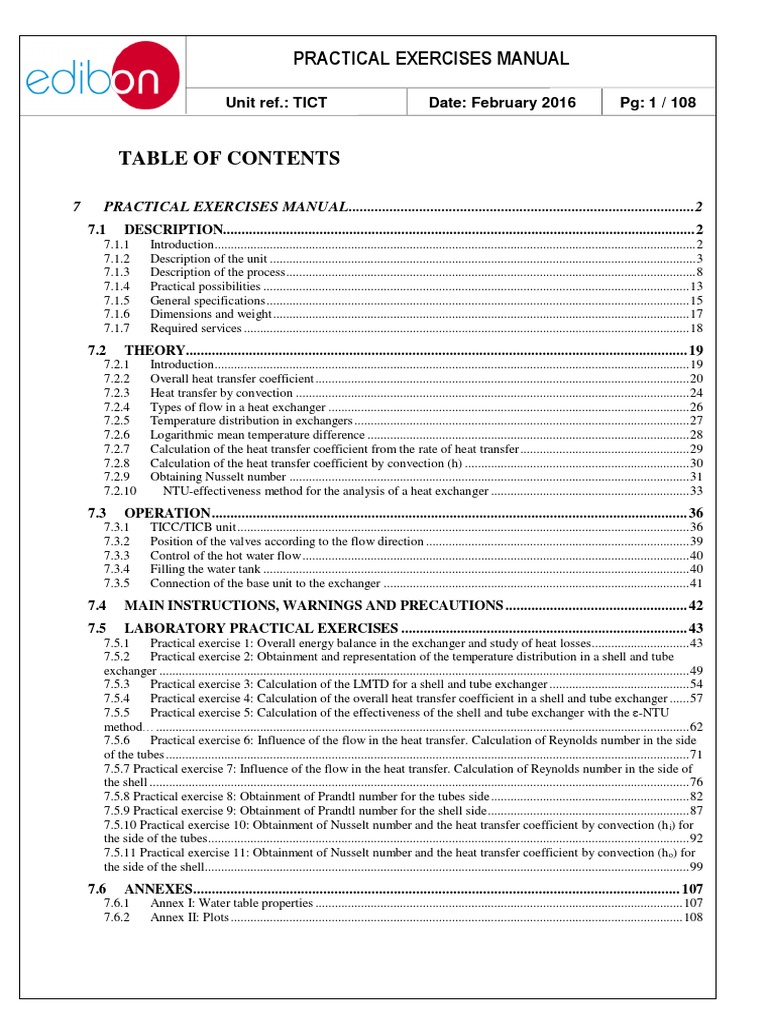 EXP2,3,4-Shell and Tube Full | PDF | Heat Transfer | Thermal Conduction