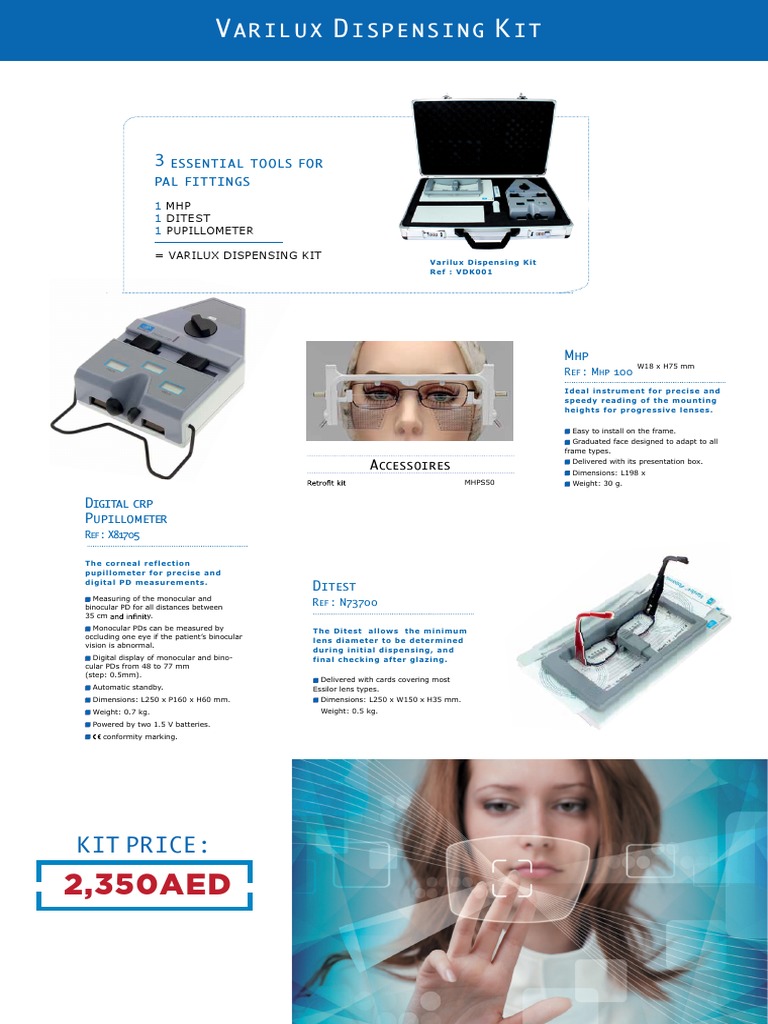 Varilux Dispensing Kit | Download Free PDF | Glass Engineering And ...