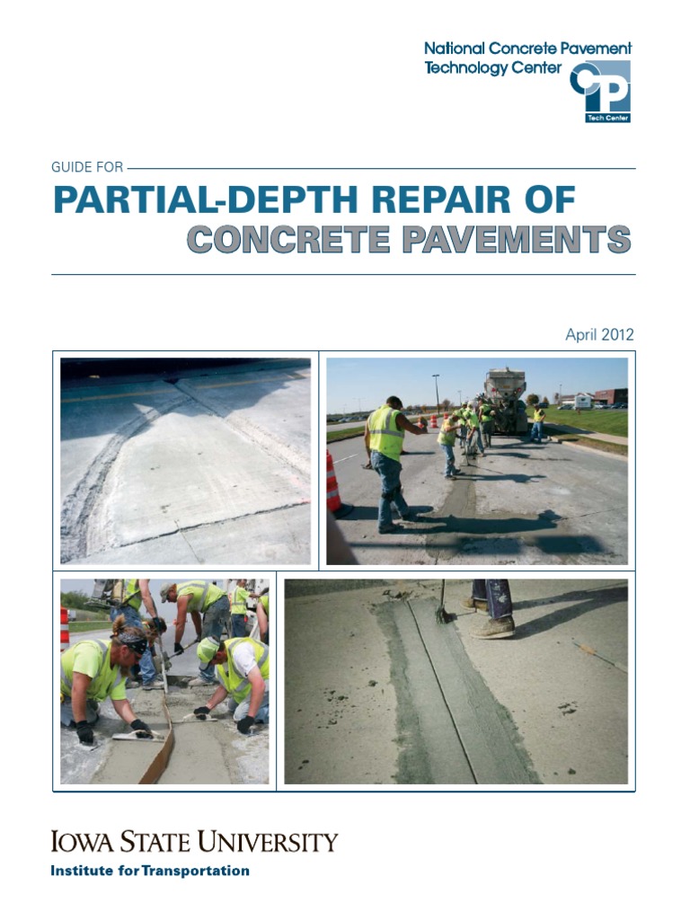 Partial Depth Repair of Concrete Pavement | PDF | Road Surface | Road