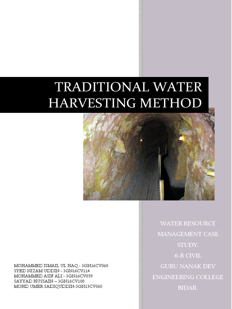 Karez System in Naubad | PDF | Transparent Materials | Water