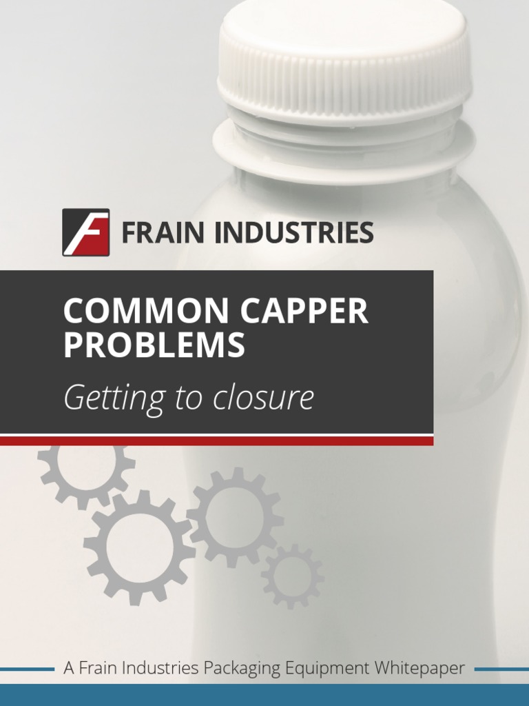 Common Capper Problem | PDF | Clutch | Electric Motor