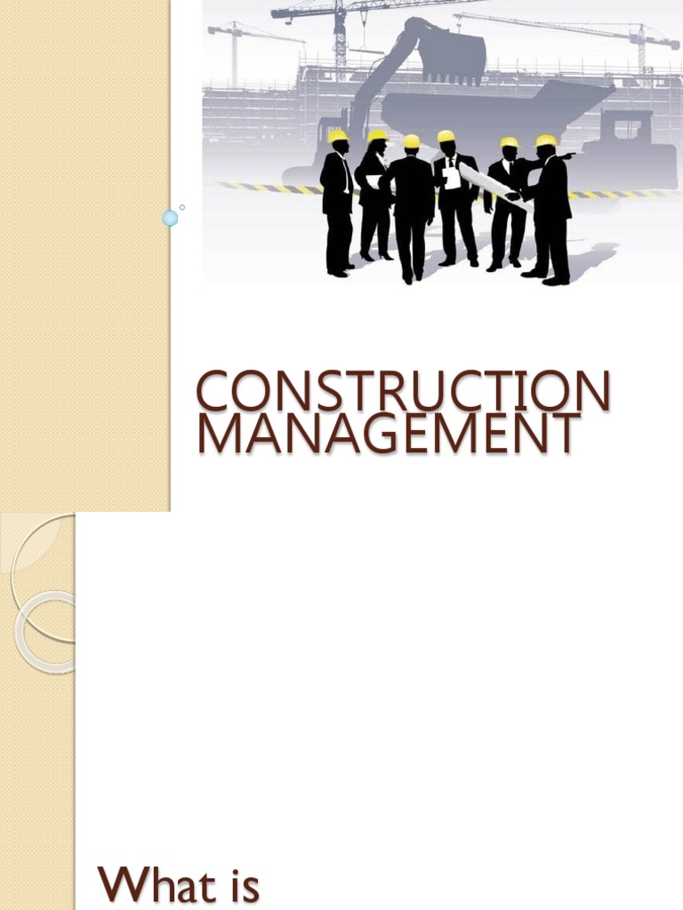 Construction Management | PDF | Construction Management | Design