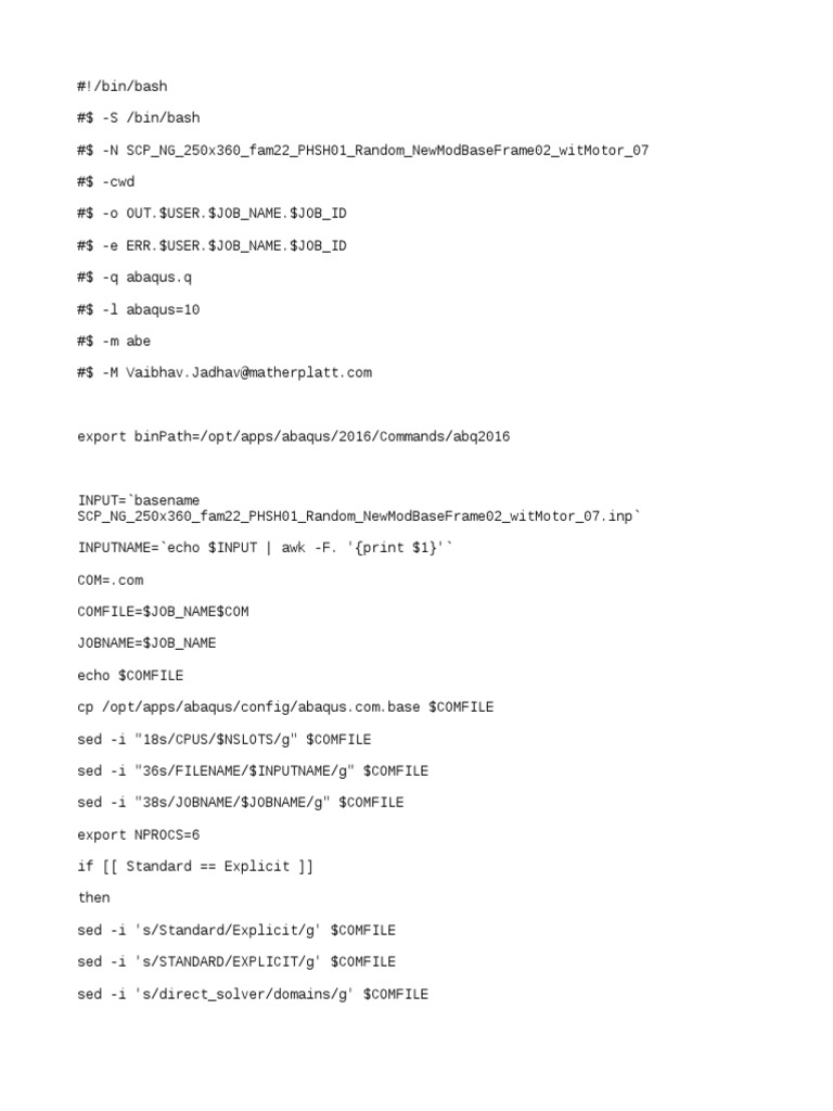 Abaqus Script | PDF | String (Computer Science) | Input/Output