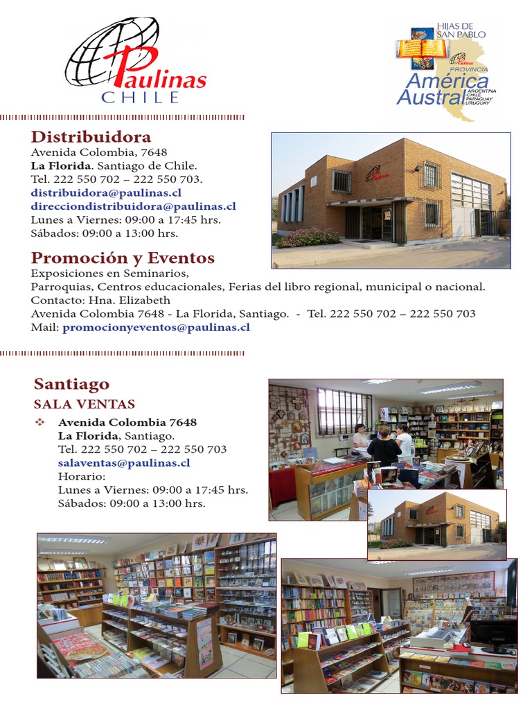 Librerías Paulinas En Chile Pdf