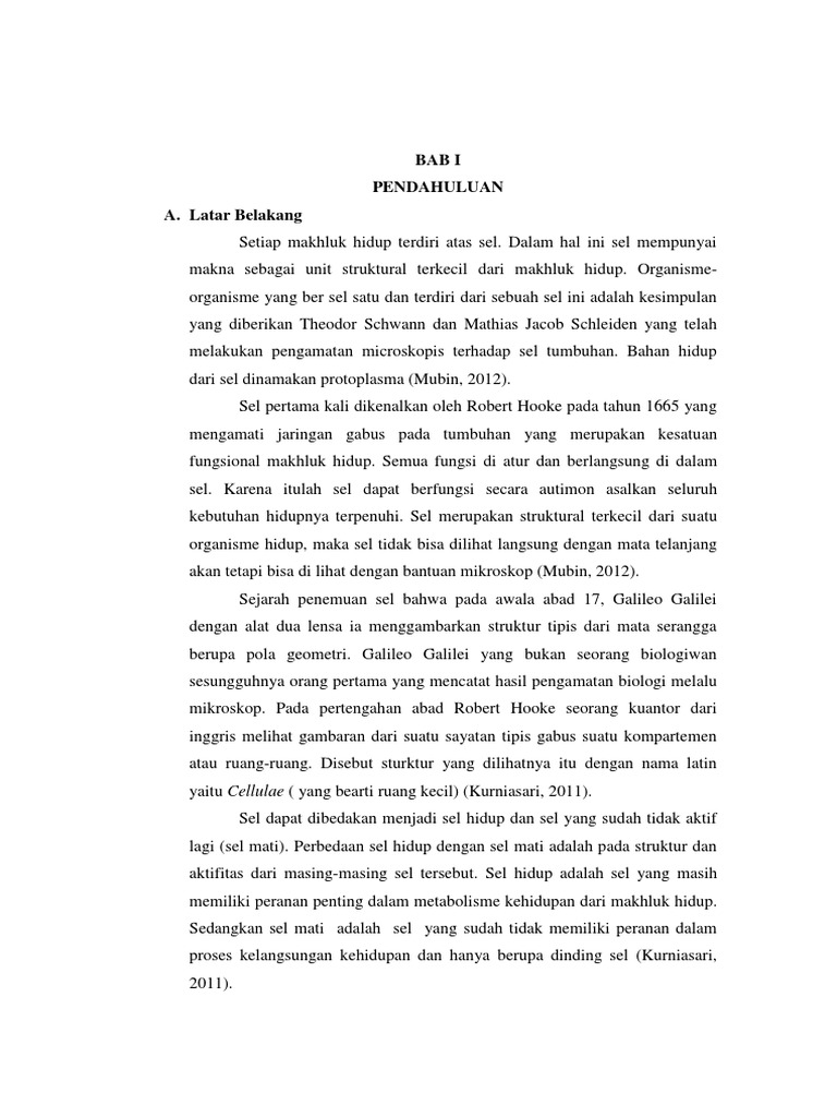 Laporan 2 Sel Hidup Dan Sel Mati | PDF