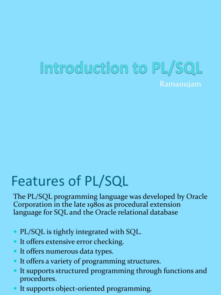 PLSQL | PDF | Pl/Sql | Subroutine