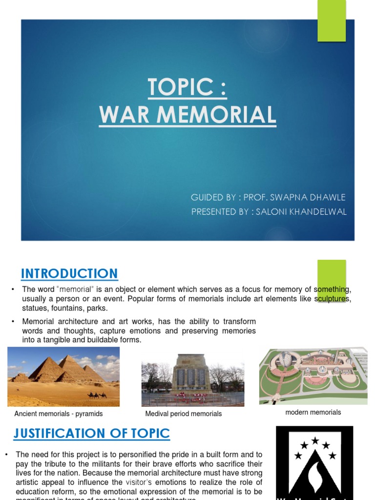 War Memorial | PDF | Shape | Museum